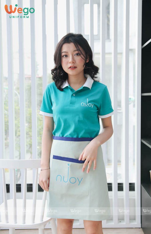 Tạp dề đồng phục nJoy TD003 - Đồng phục Wego Uniform