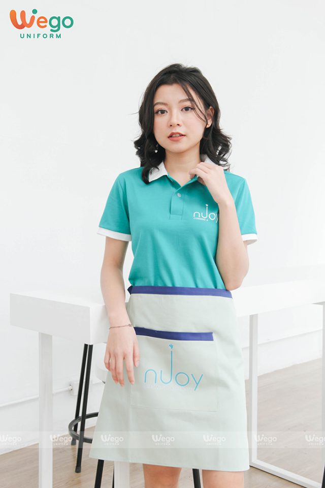 Tạp dề đồng phục nJoy TD003 - Đồng phục Wego Uniform